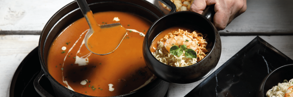Σούπα με γαρίδες και noodles | Provil